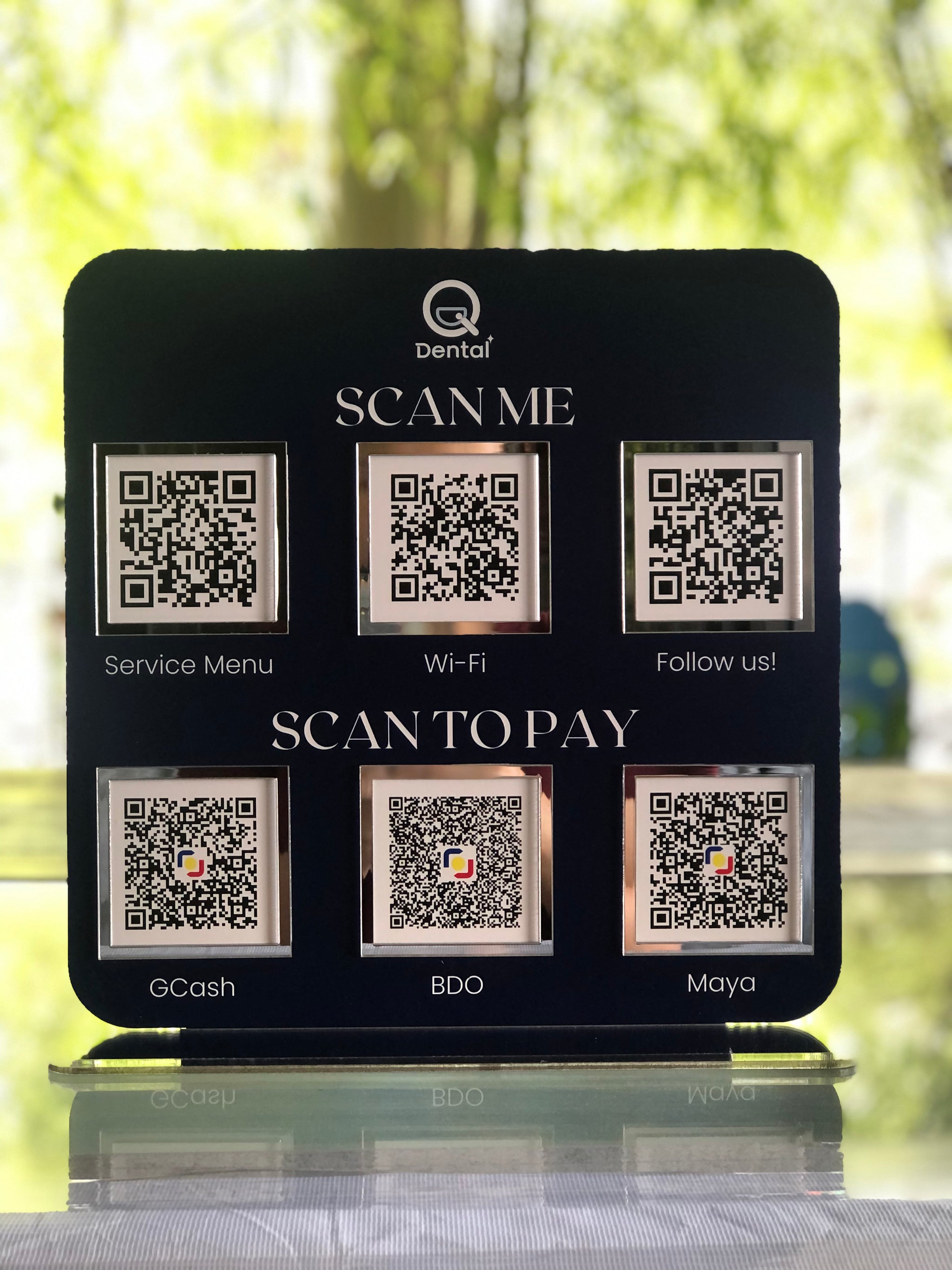 Social / Payment QR Sign – Laser Crafts Ph